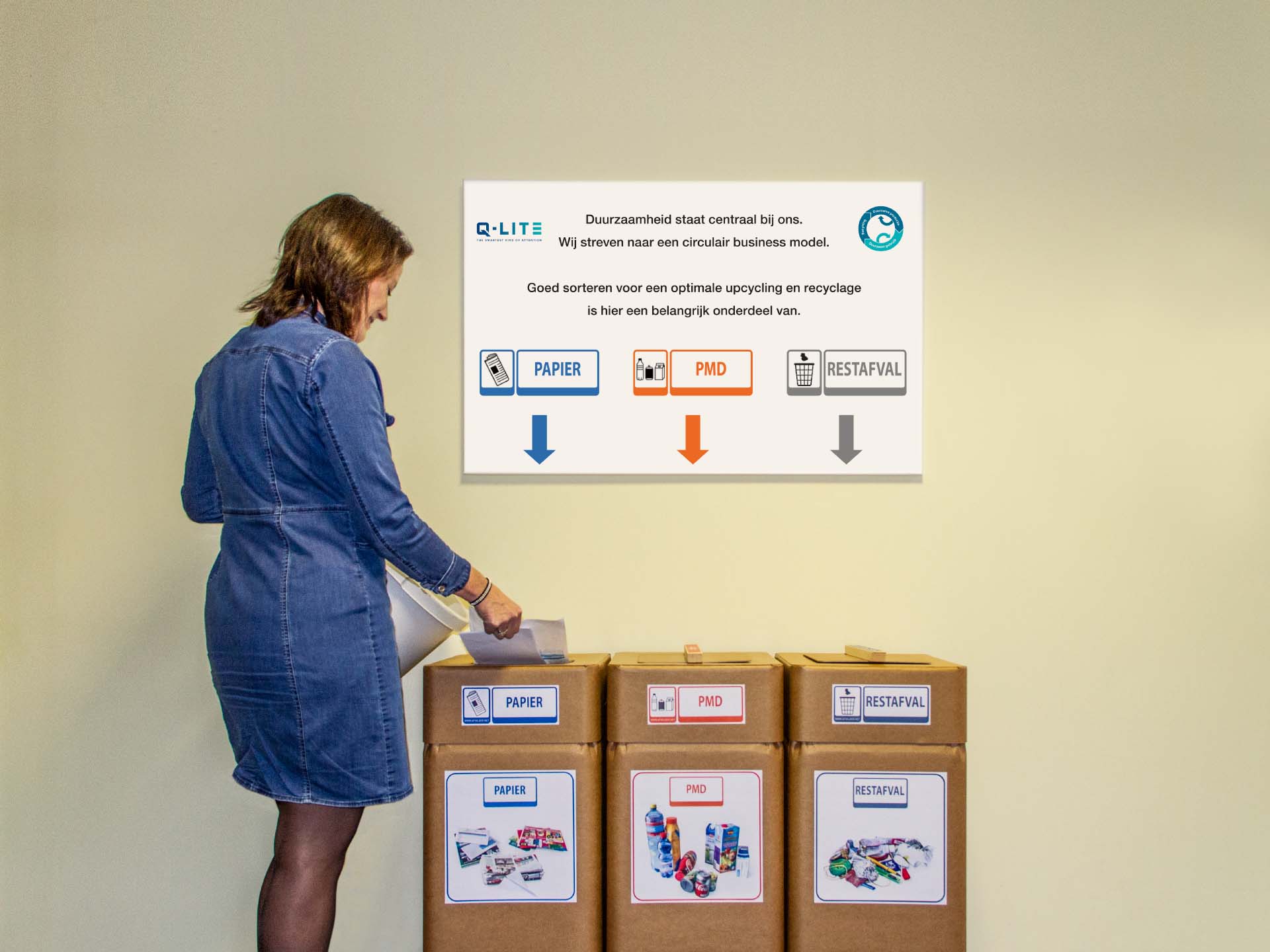 Op koers met 24% daling in restafval | Q-lite