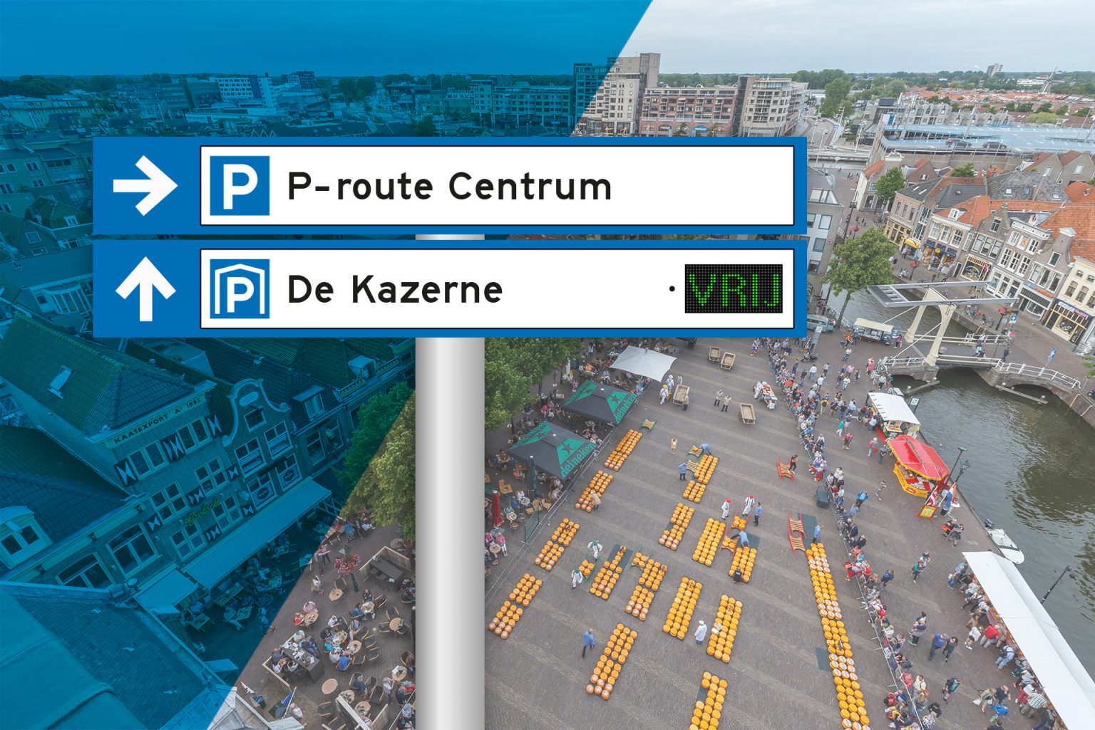 Renewed parking guidance in Alkmaar | Q-lite