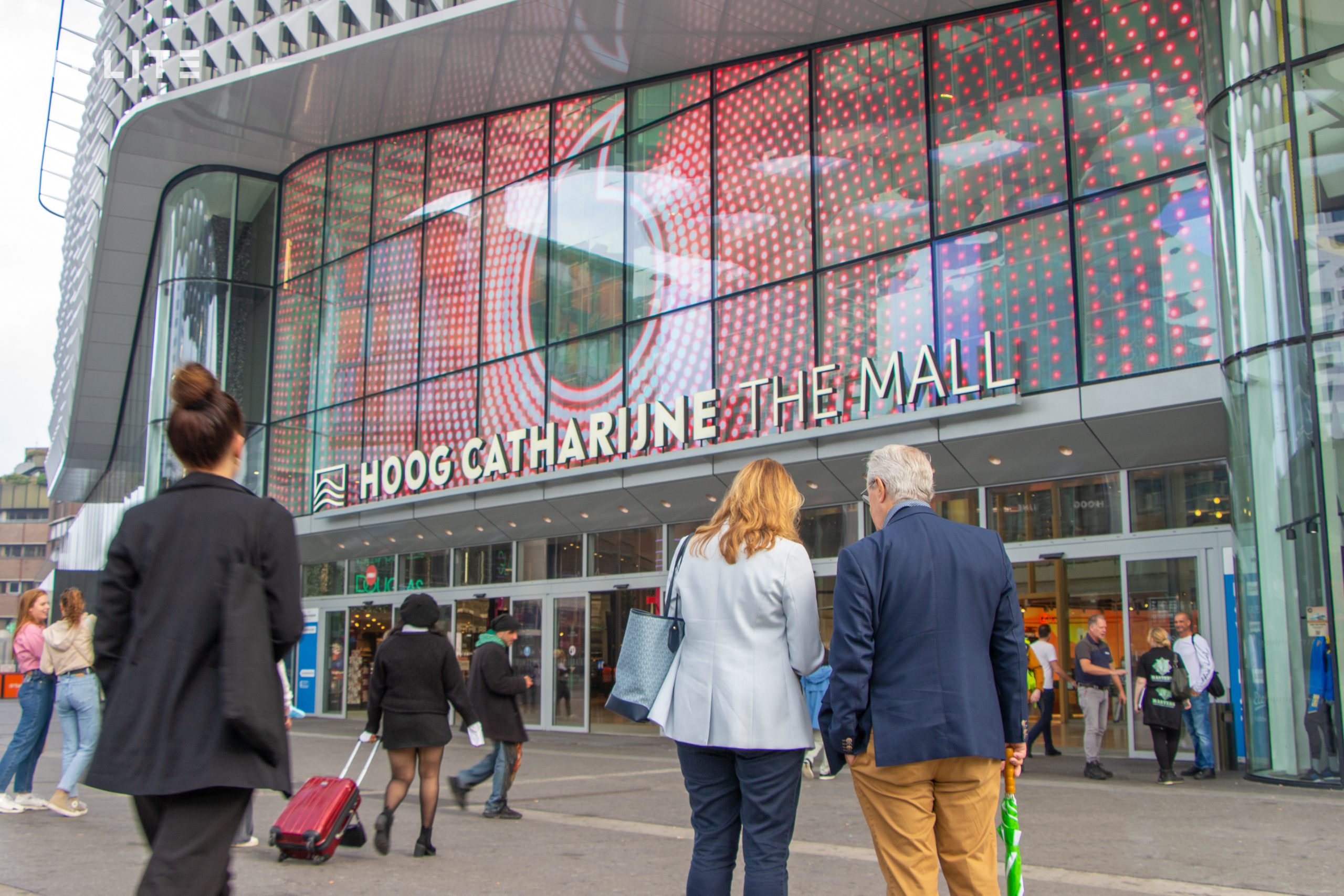 Q-lite installed the largest transparent LED screen in Western Europe ...