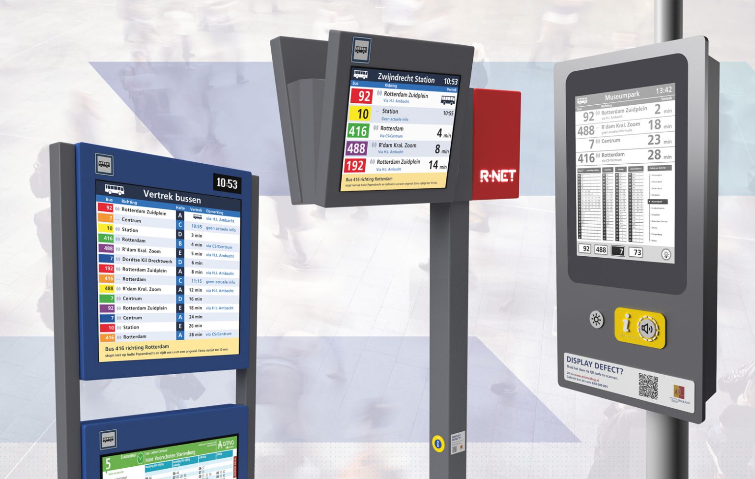 Press release: 850 new digital information boards at bus stops in South ...