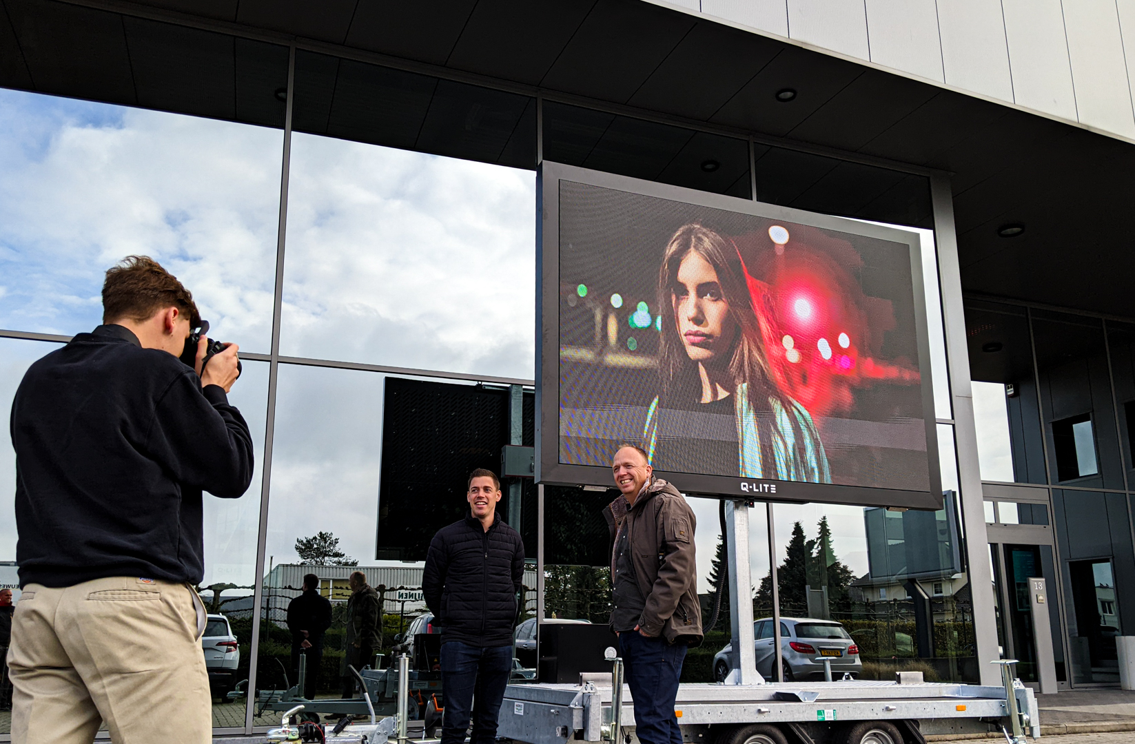 Ledscherm Alphen gaat voor LED-display op wielen | Q-lite